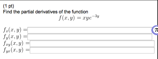 Solved Find the partial derivatives of the function f(x,y) | Chegg.com