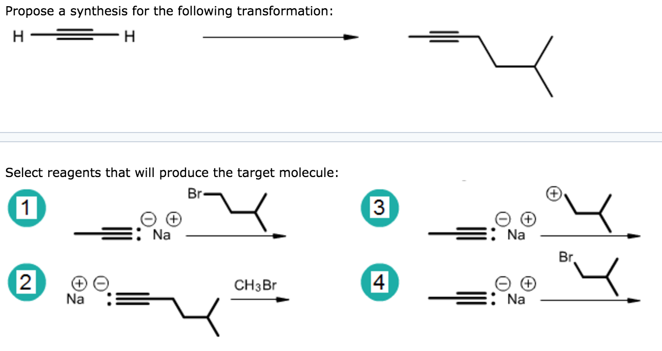 Solved Propose a synthesis for the following transformation: | Chegg.com