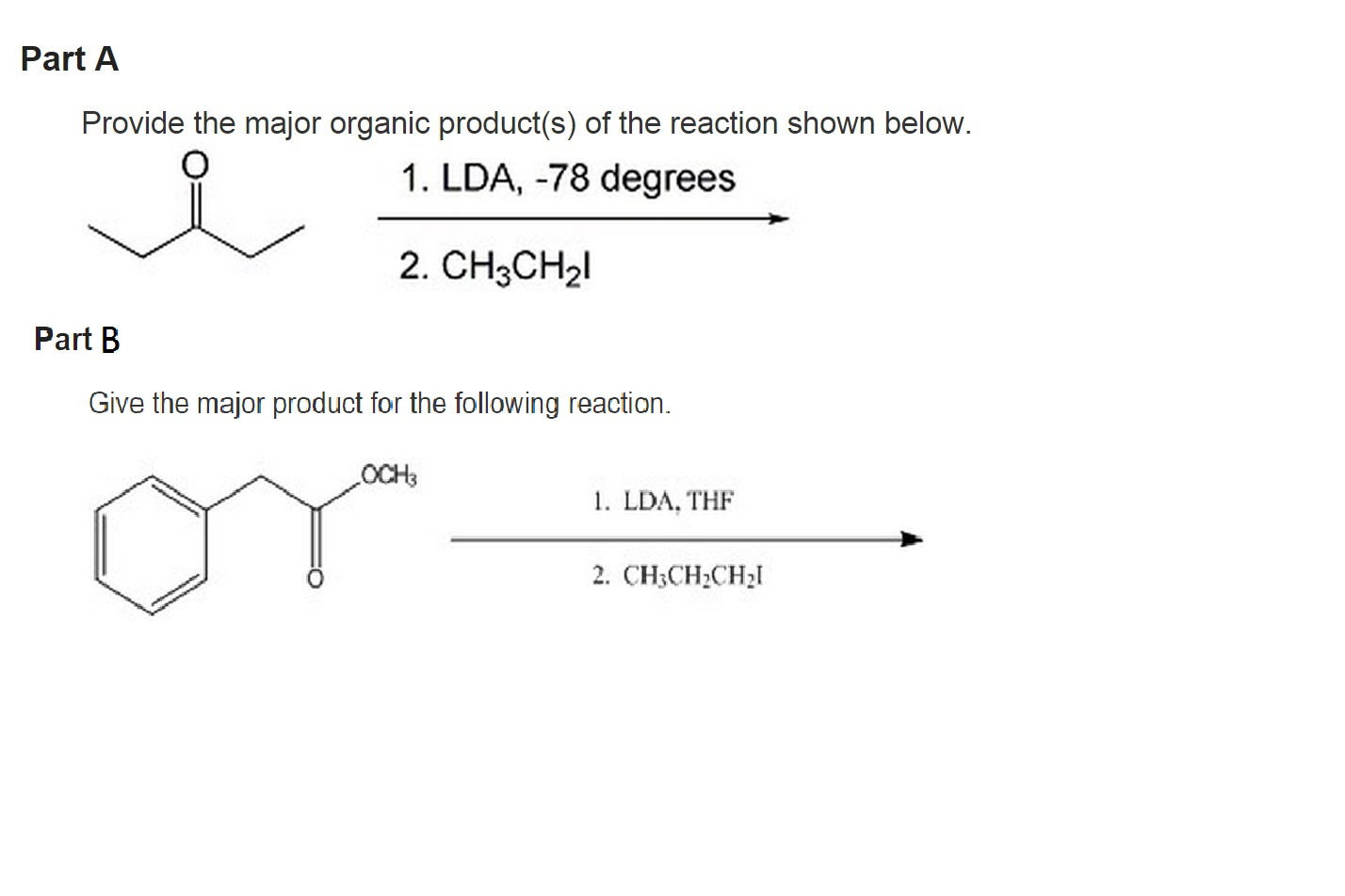 Solved Part A Prove the major organic product(s) of the | Chegg.com Solved Part A Prove the major organic product(s) of the | Chegg.com