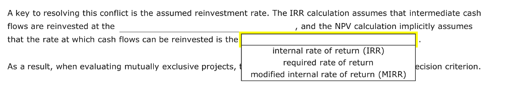 Solved 6. Understanding the NPV profile If an independent | Chegg.com
