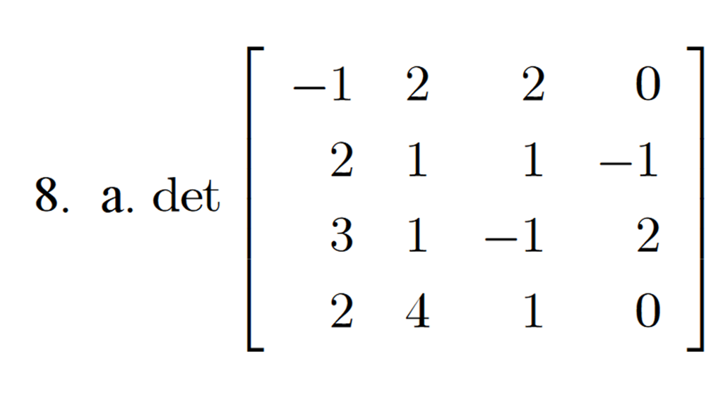 Solved Solve Using Cramers Rule If Possible A Det 1 2 3 