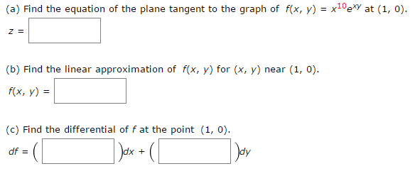 Solved Find the equation of the plane tangent to the graph | Chegg.com