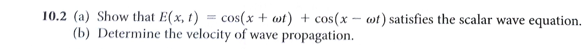 Solved Show That E X T Cos X Omega T Cos X Omega