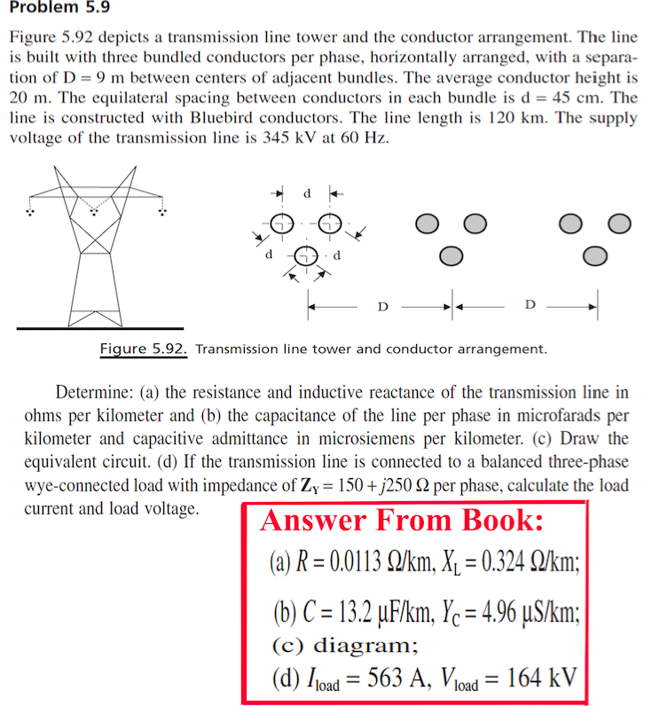 Solved Problem 5.9 Figure 5.92 depicts a transmission line | Chegg.com
