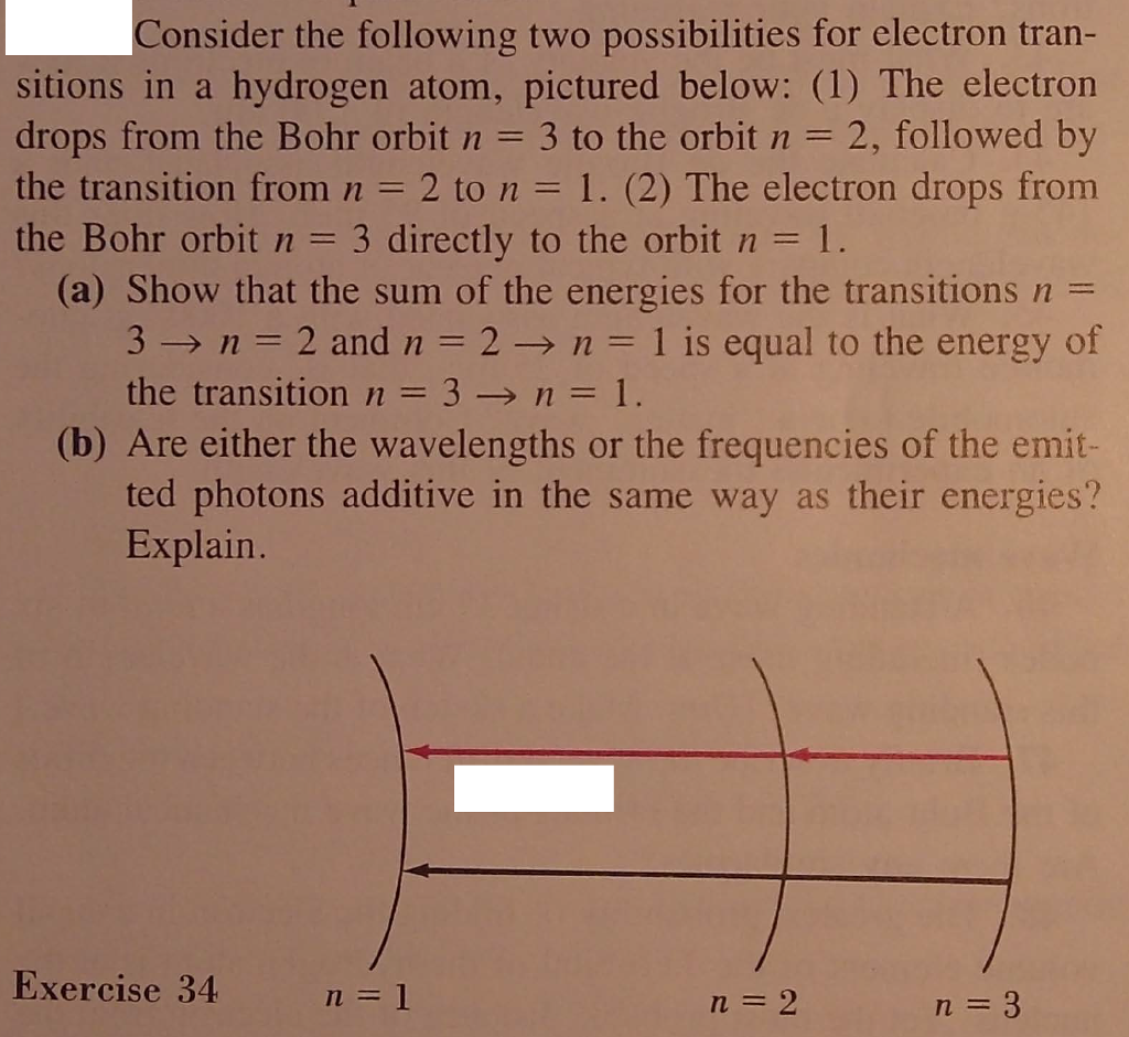 Solved Consider the following two possibilities for electron | Chegg.com