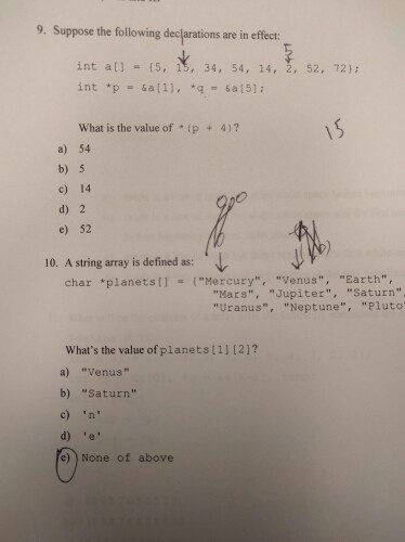 Solved Suppose The Following Declarations Are In Effect