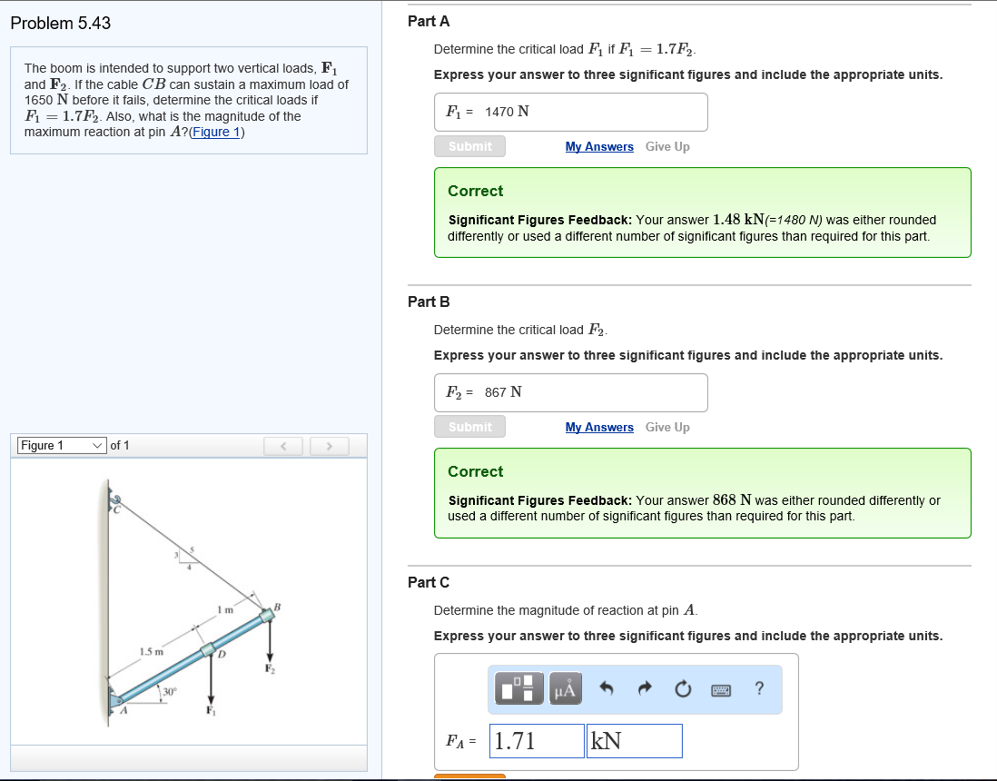 Solved Need help with Part C. The answer I have is wrong. | Chegg.com