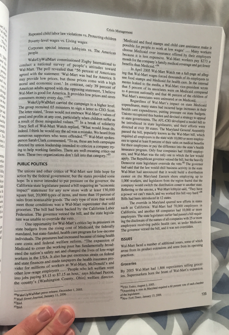 Solved INTEGRATIVE CASE Wal-Mart: Nonmarket Pressure and | Chegg.com