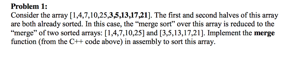 Solved Project 1: Merge Sort Objective: In this project, you | Chegg.com Solved Project 1: Merge Sort Objective: In this project, you | Chegg.com