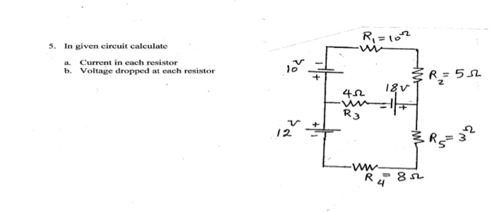 Solved 3. In given circuit calculate a Current in each | Chegg.com