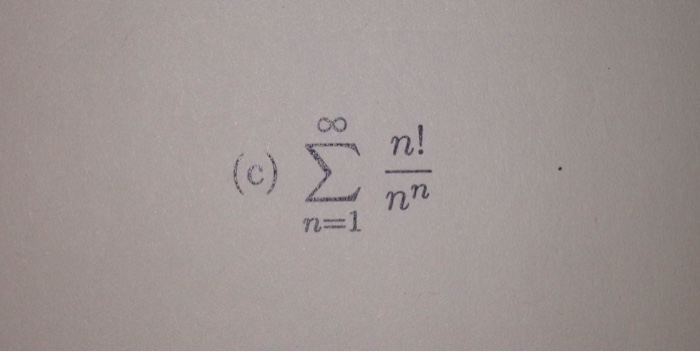 Solved (b) sigma infinity n = 2 1/n ln (n)Determine whether | Chegg.com Solved (b) sigma infinity n = 2 1/n ln (n)Determine whether | Chegg.com