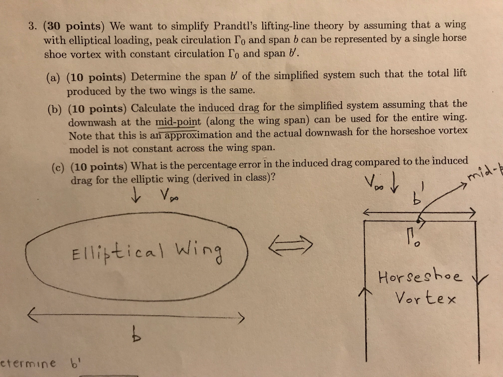 Solved 3. (30 points) We want to simplify Prandtl's | Chegg.com