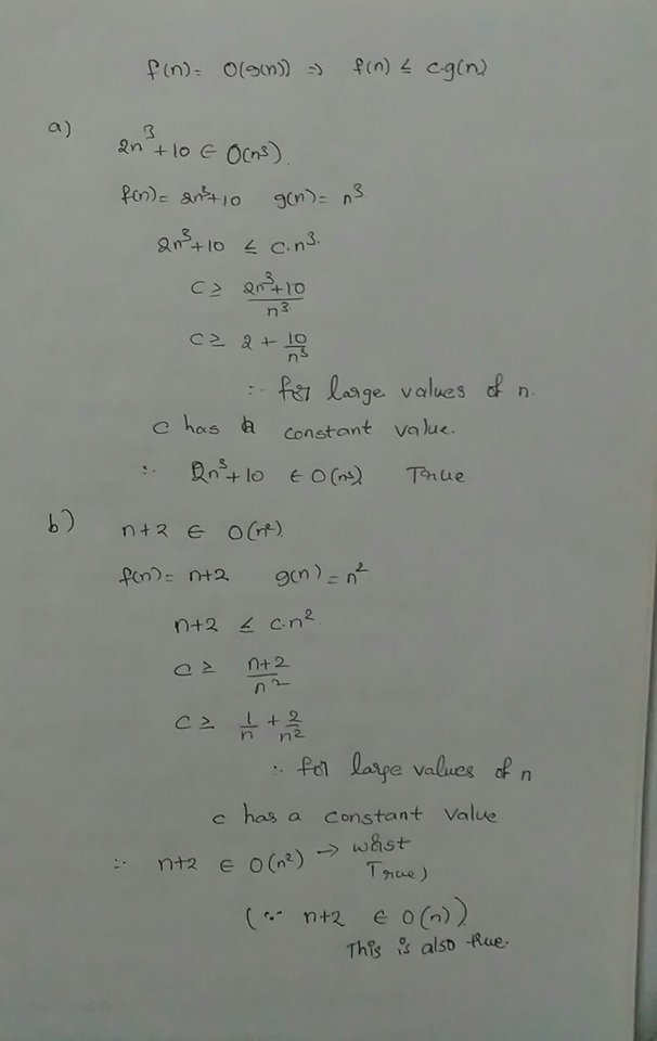 (Solved Homework): Using the formal definition of the asymptotic ... (Solved Homework): Using the formal definition of the asymptotic ...
