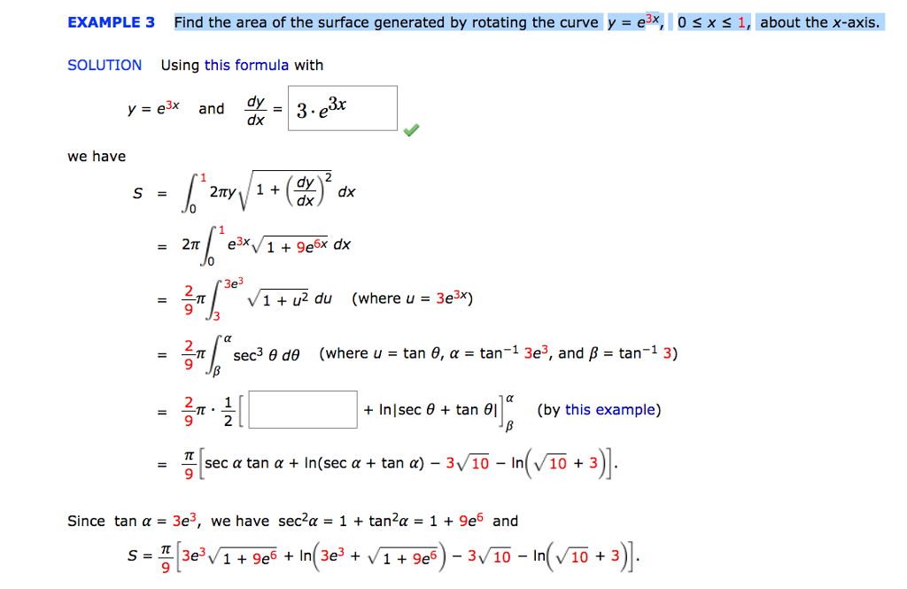 Solved Find the area of the surface generated by rotating | Chegg.com