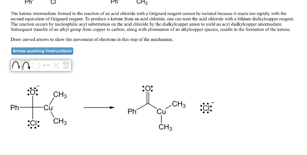 Solved Ph' 'CI Ph' CH3 The ketone intermediate formed in the | Chegg.com