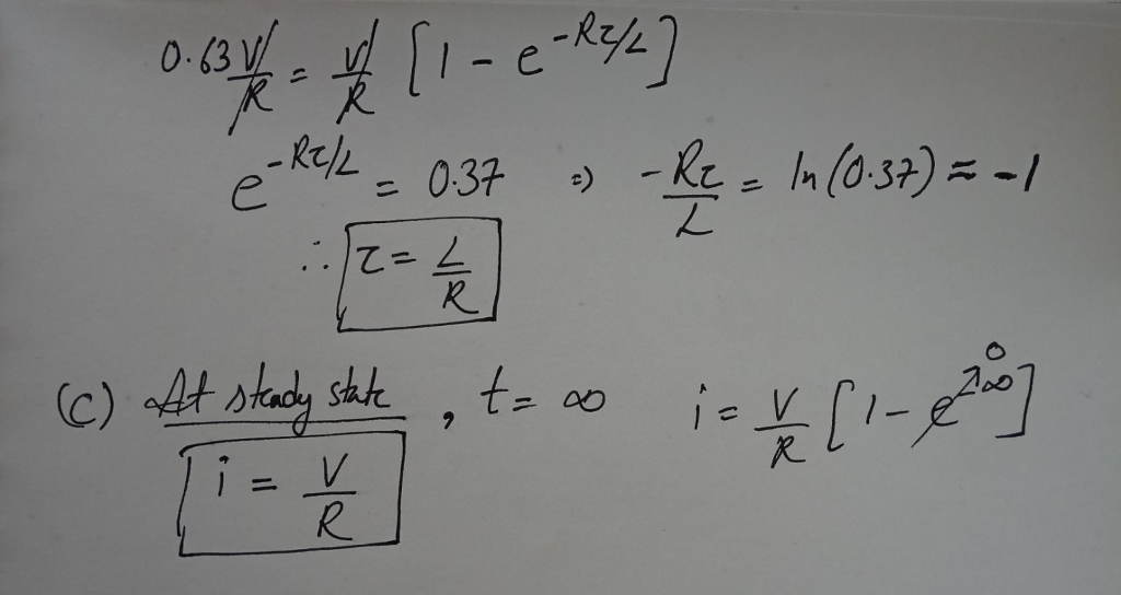 (Solved) - A circuit consists of a resistor R in series with an ...
