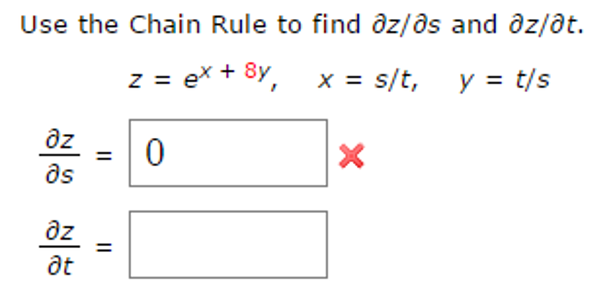 Solved Use the Chain Rule to find partial differential | Chegg.com