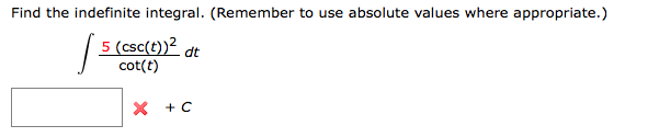 Solved Find the indefinite integral. (Remember to use | Chegg.com