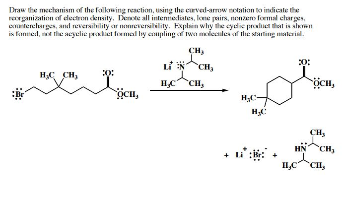 Draw the mechanism of the following reaction, using | Chegg.com