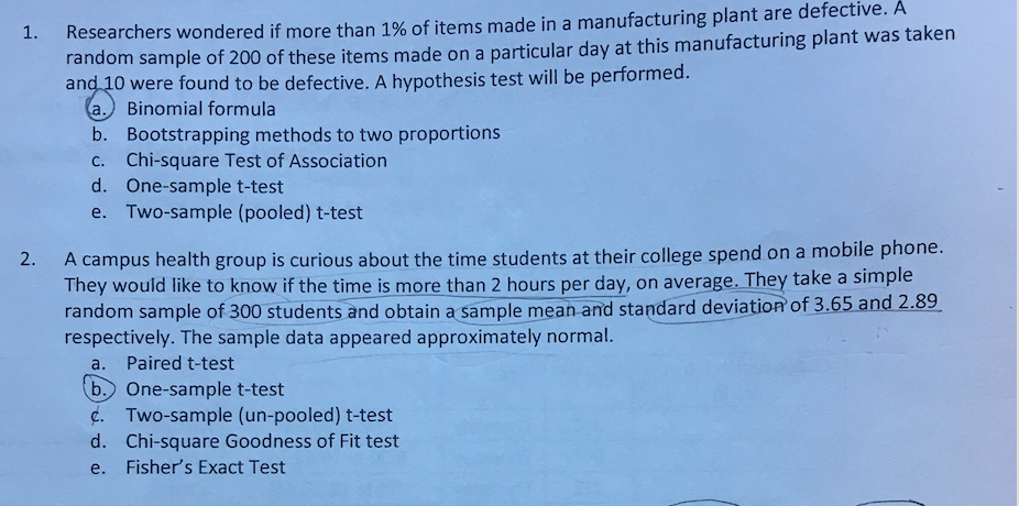 Solved I need someone to check my answers! If they're wrong, | Chegg.com
