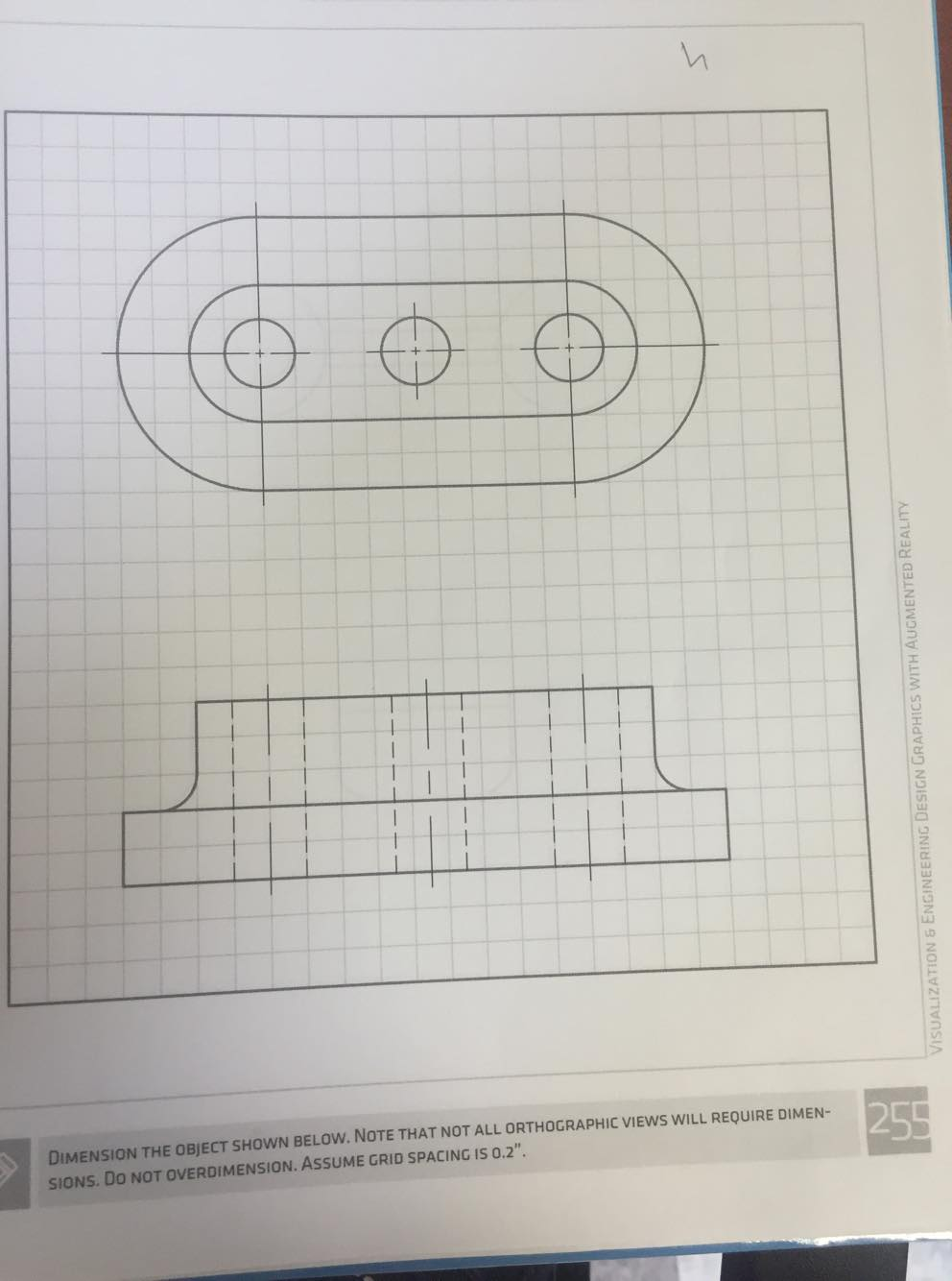 Solved Dimensions the object shown below. Note that not all | Chegg.com