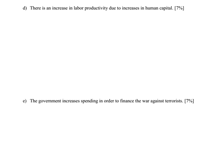 Solved 4 For each of the following scenarios, describe the | Chegg.com