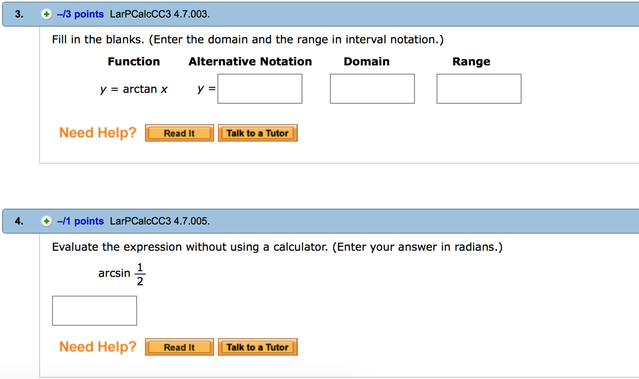 Solved Fill in the blanks. (Enter the domain and the range | Chegg.com
