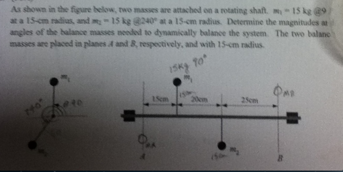 Solved As shown in the figure below, two masses are attached | Chegg.com