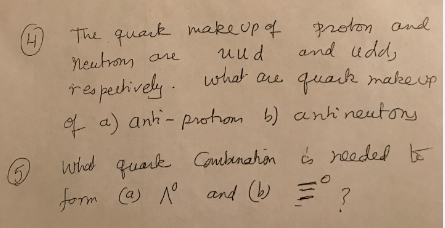 Solved neutrons an uu d and udd res pethvely. wha d) anh | Chegg.com