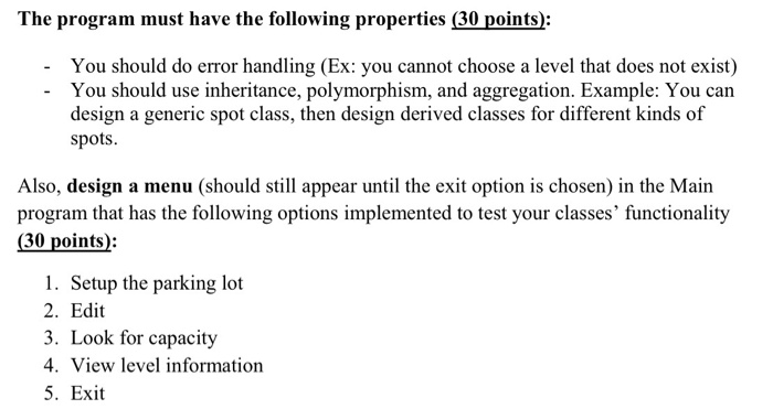 Solved Write a C++ program that has the following | Chegg.com