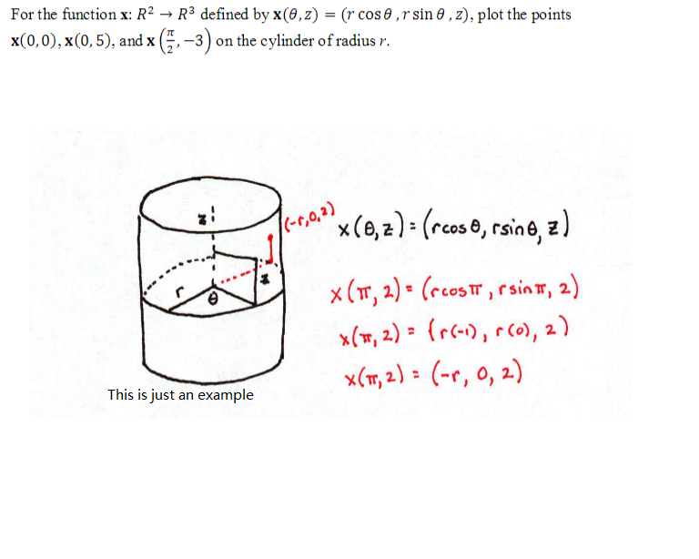 Solved For the function x: R^2 rightarrow R^3 defined by | Chegg.com