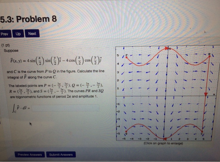Solved (1Pt) Suppose Vector F(x, y) = 4 sin (x/2) sin(y/2) | Chegg.com Solved (1Pt) Suppose Vector F(x, y) = 4 sin (x/2) sin(y/2) | Chegg.com