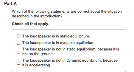 Identify The Forces Acting On The Loudspeaker And Then Draw Them On The Free Body Diagram ...