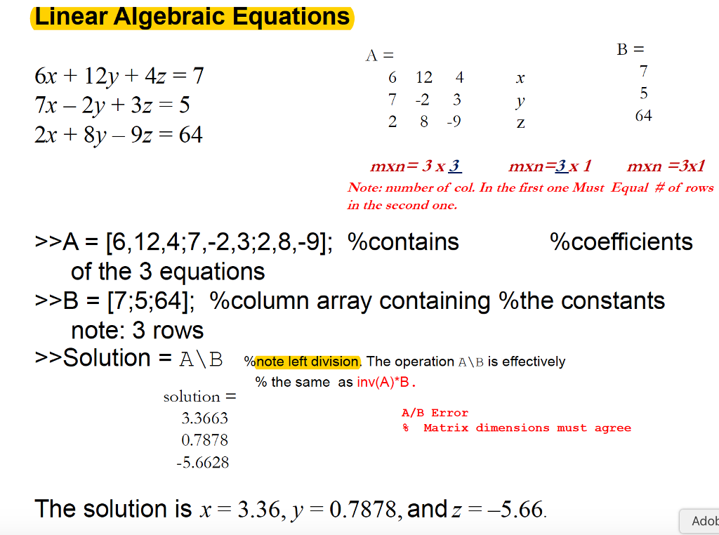 Solved how we find values of x, y & z? show whole work. | Chegg.com