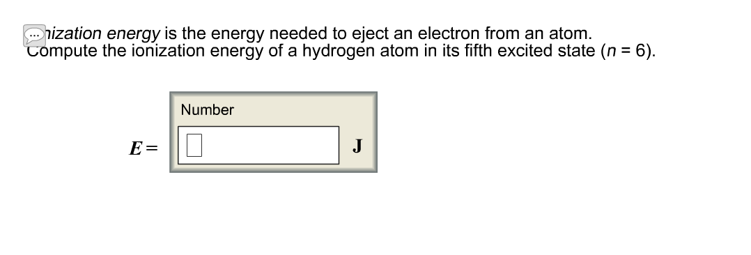 Solved Ization Energy Is The Energy Needed To Eject An