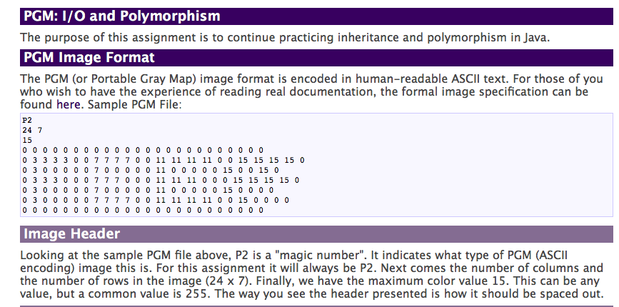 Solved PGM: 1/O and Polymorphism The purpose of this | Chegg.com