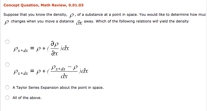 Solved Suppose that you know the density, rho, of a | Chegg.com