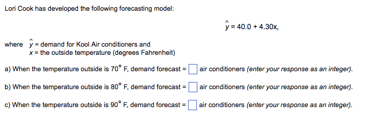 Solved The Following Data Relate The Sales Figures Of The