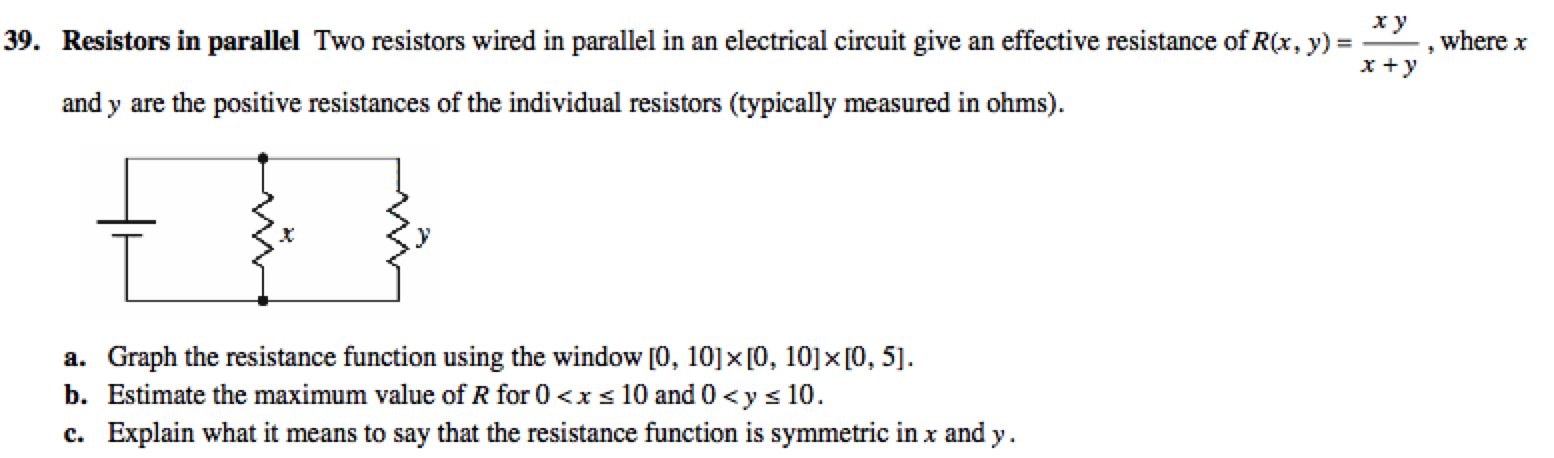 Solved Two resistors wired in parallel in an electrical | Chegg.com