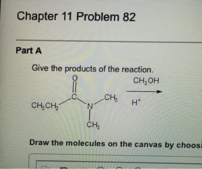 Solved Give the products of the reaction. | Chegg.com