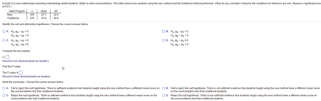 Solved A study of a new mathematics leading methodology | Chegg.com