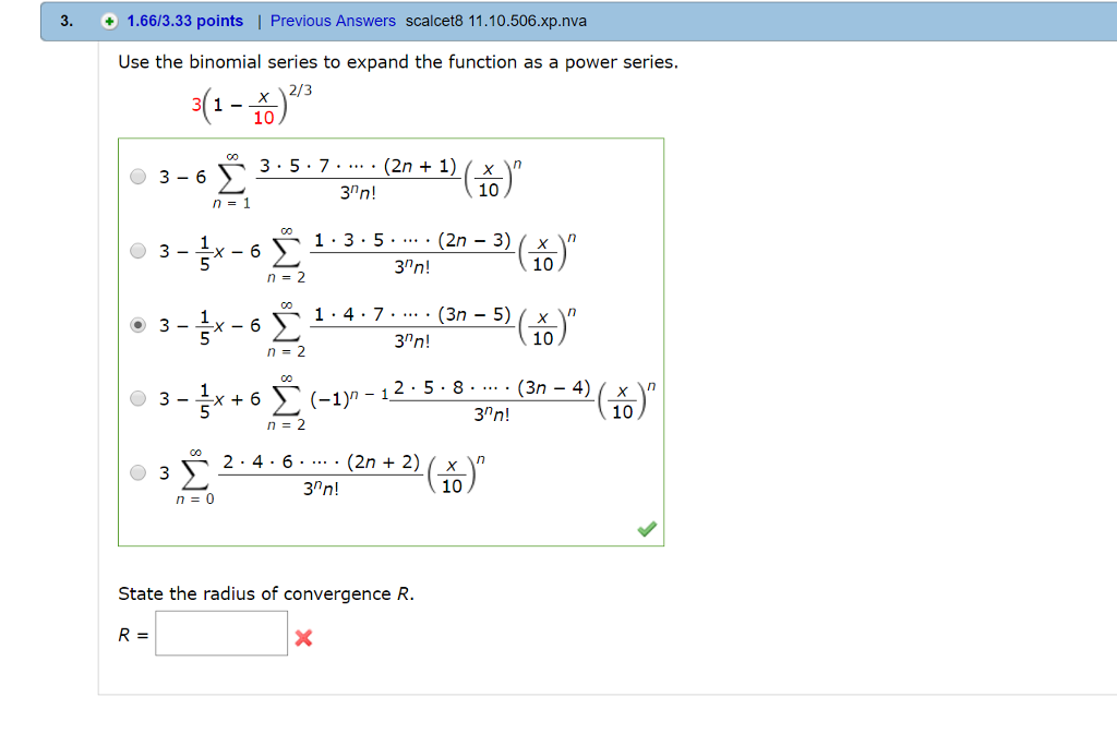 Solved Use The Binomial Series To Expand The Function As A Chegg solved-use-the-binomial-series-to-expand-the-function-as-a-chegg