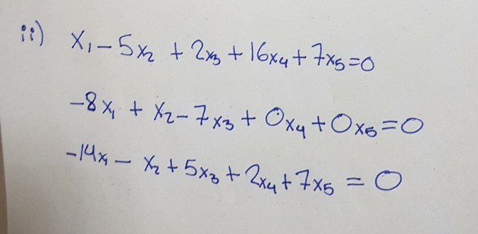 Solved 3. Determine the solution set of the following system | Chegg.com