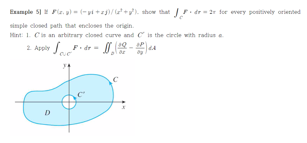 Solved show that F. dr = 2π for every positively oriented | Chegg.com