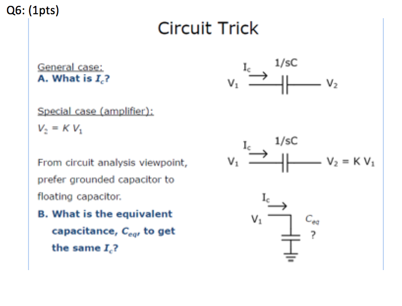 Solved What is I_c? V_2 = KV_1 From circuit analysis | Chegg.com