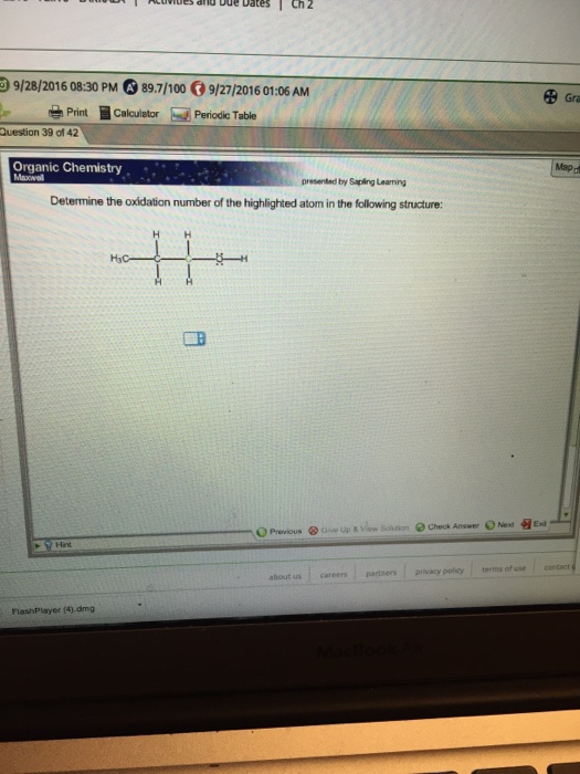 Solved Determine the oxidation number of the highlighted | Chegg.com