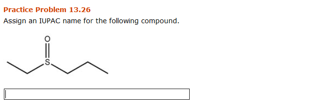 Solved Practice Problem 13.26 Assign an IUPAC name for the | Chegg.com