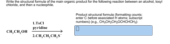 Solved Write the structural formula of the main organic | Chegg.com