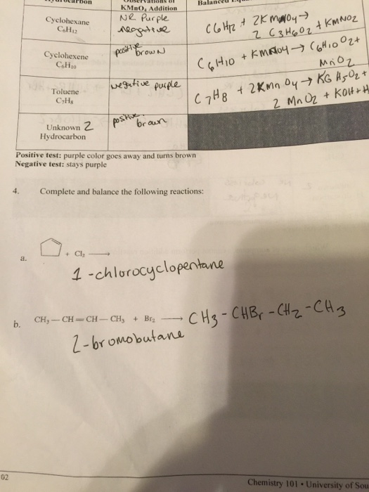 Solved Complete and balance the following reactions: | Chegg.com