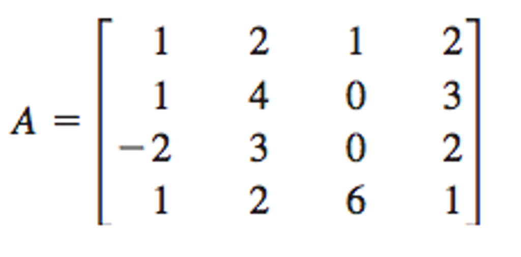 Solved Find (a) the nullspace, (b) the nullity, and (c) the | Chegg.com